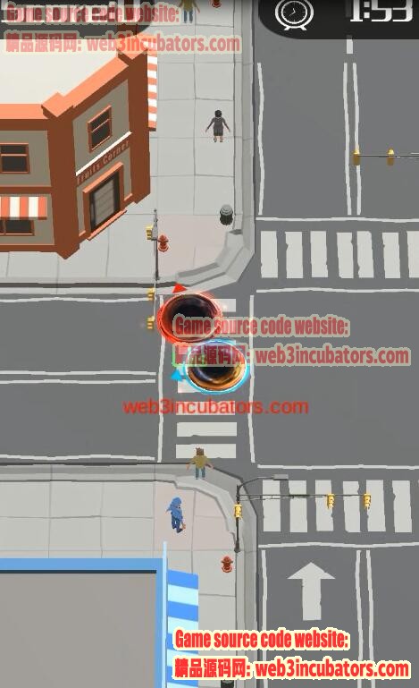 黑洞吞噬跑酷对战 unity游戏源码非逆向 Black Hole Devouring Parkour Battle Unity Game Source Code Non Reverse游戏源码 ...