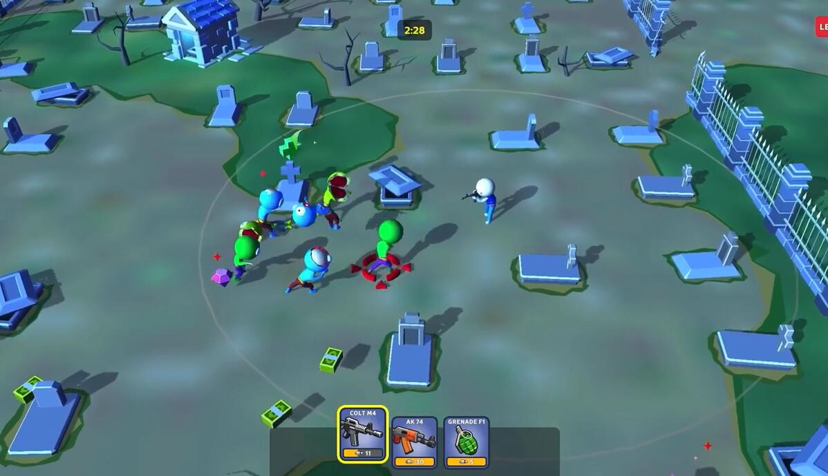 僵尸射击对战 Unity引擎游戏源码zombie Shooting Battle Unity Engine Game Source游戏源码